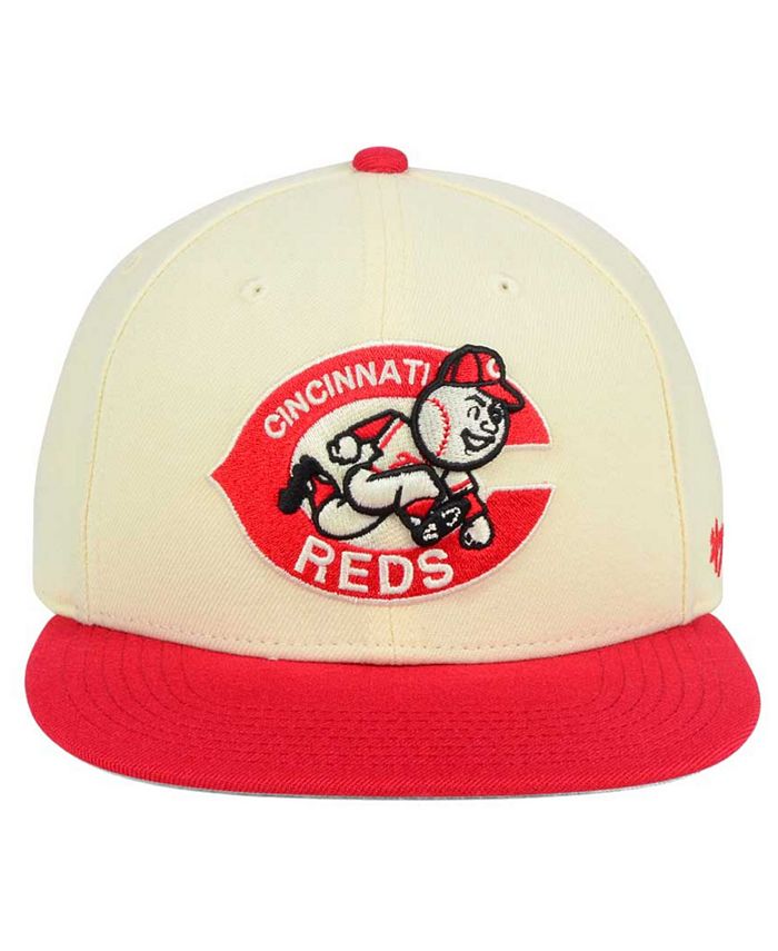 '47 Brand Cincinnati Reds Natural No Shot Snapback Cap - Macy's