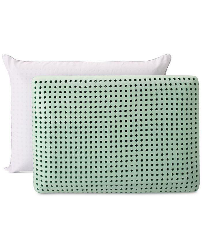 Authentic Comfort CLOSEOUT! Jumbo Green Tea Memory Foam Pillow - Macy's