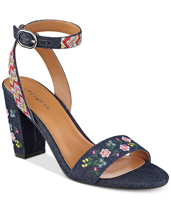 indigo rd. Badie Embroidered Dress Sandals - Macy's