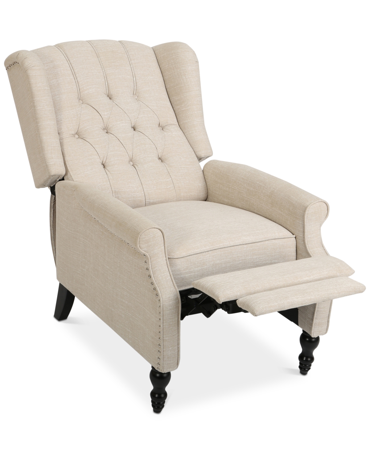 Click here for Elroi Tufted Recliner - Light Beige prices