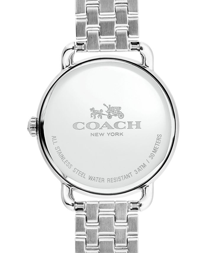 COACH WOMEN'S DELANCEY STAINLESS STEEL BRACELET WATCH 36MM 14502260 ...