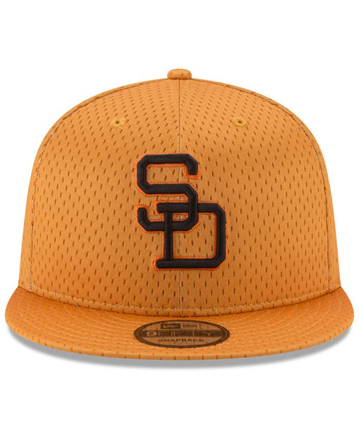 New Era San Diego Padres Coop Mesh Authentic 9FIFTY Snapback Cap - Macy's