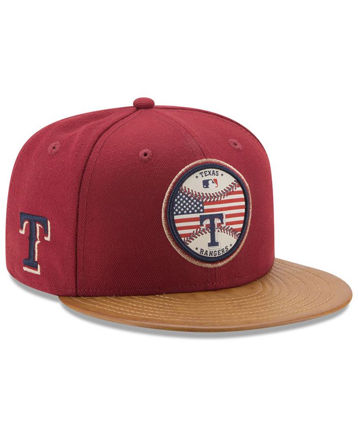 New Era Texas Rangers Leather Americana 59FIFTY Cap & Reviews - Sports ...