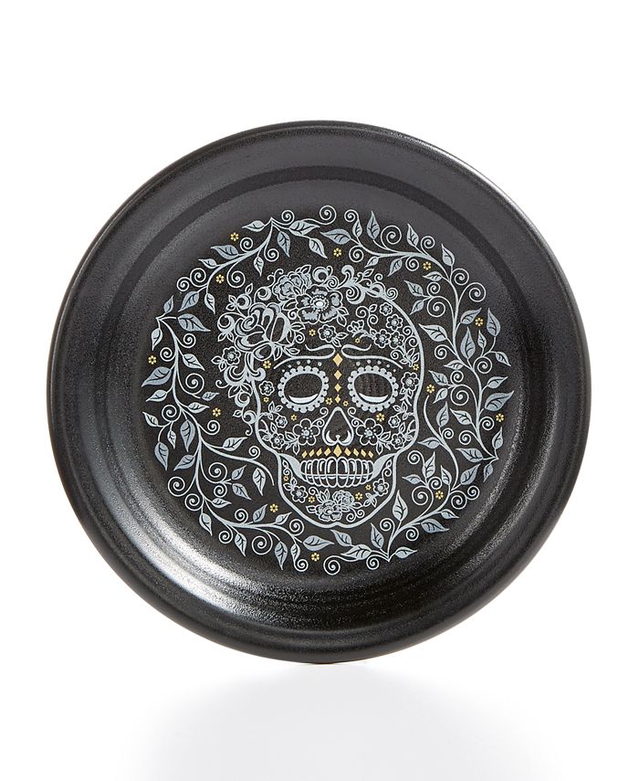 Fiesta Skull and Vine Appetizer Plate - Macy's