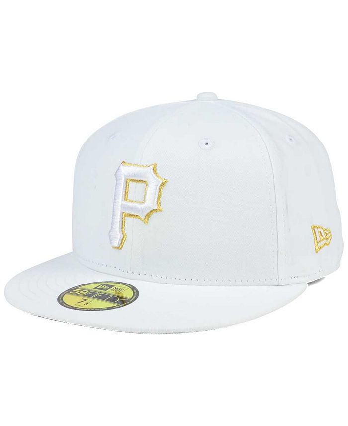 New Era Pittsburgh Pirates White On Metallic 59FIFTY Cap - Macy's