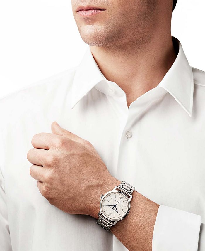 Baume & Mercier Men's Classima Executive Stainless Steel Bracelet Watch ...