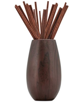 Joy Mangano Forever Fragrant Berry Velvet Peony Sticks, 20-Ct. & Vase ...