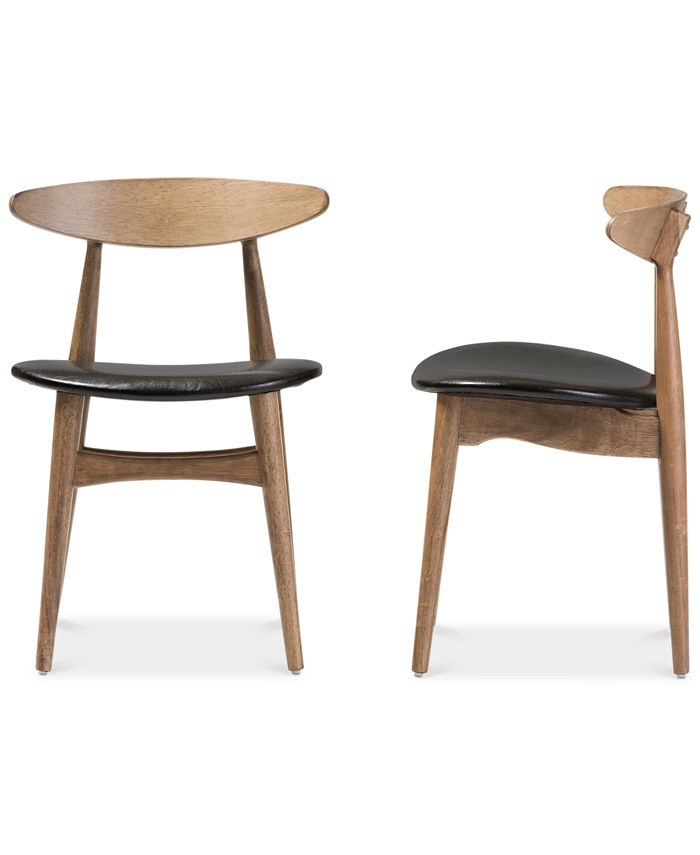 Furniture Edna Dining Chair (Set of 2) - Macy's