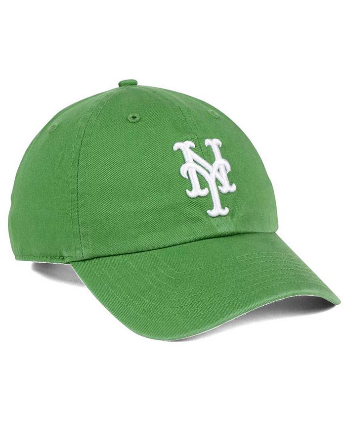 '47 Brand New York Mets Fatigue Green CLEAN UP Cap - Macy's