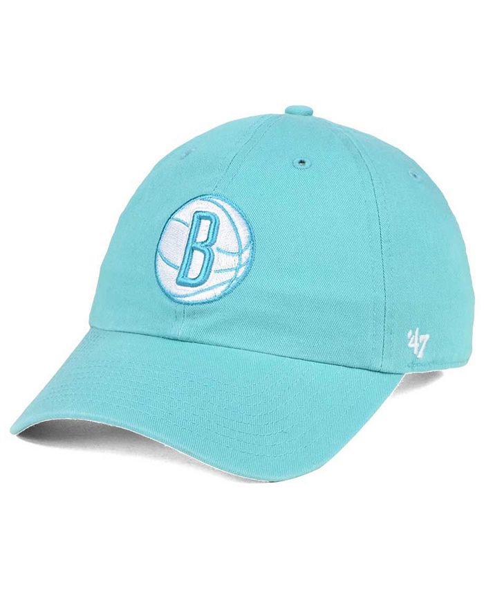 '47 Brand Brooklyn Nets Pastel Rush CLEAN UP Cap - Macy's
