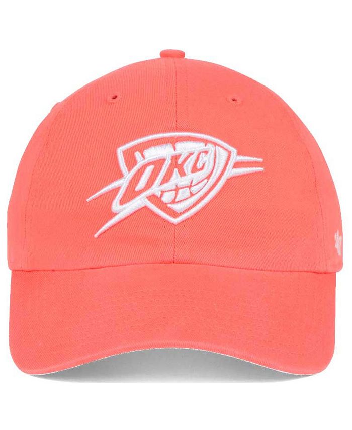 '47 Brand Oklahoma City Thunder Pastel Rush CLEAN UP Cap - Macy's