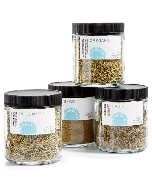 Martha Stewart Collection 4-Pc. Italian Spice Set, Created for Macy's ...