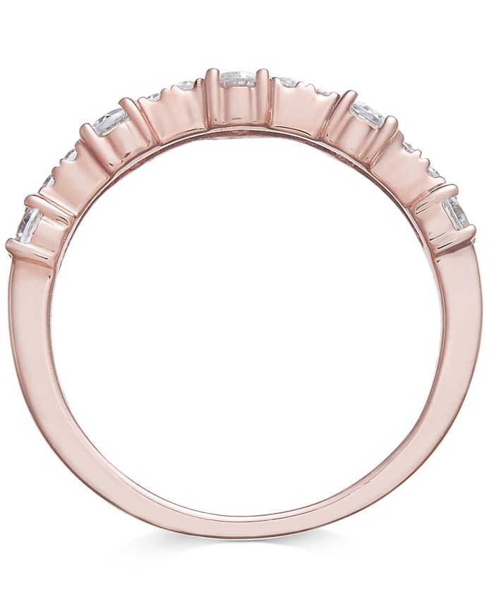 Macy's Diamond Band (1/2 ct. t.w.) in 14k Rose Gold - Macy's