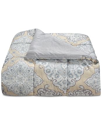 Fairfield Square Collection CLOSEOUT! Hannah Reversible 8-Pc. Queen ...