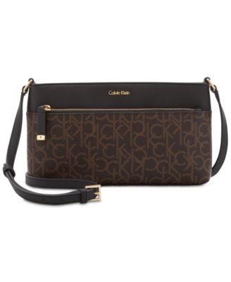 Calvin Klein Jolene Signature Small Crossbody - Macy's