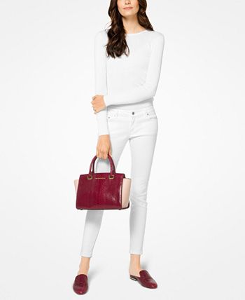 Michael Kors Selma Medium Top-Zip Satchel - Macy's
