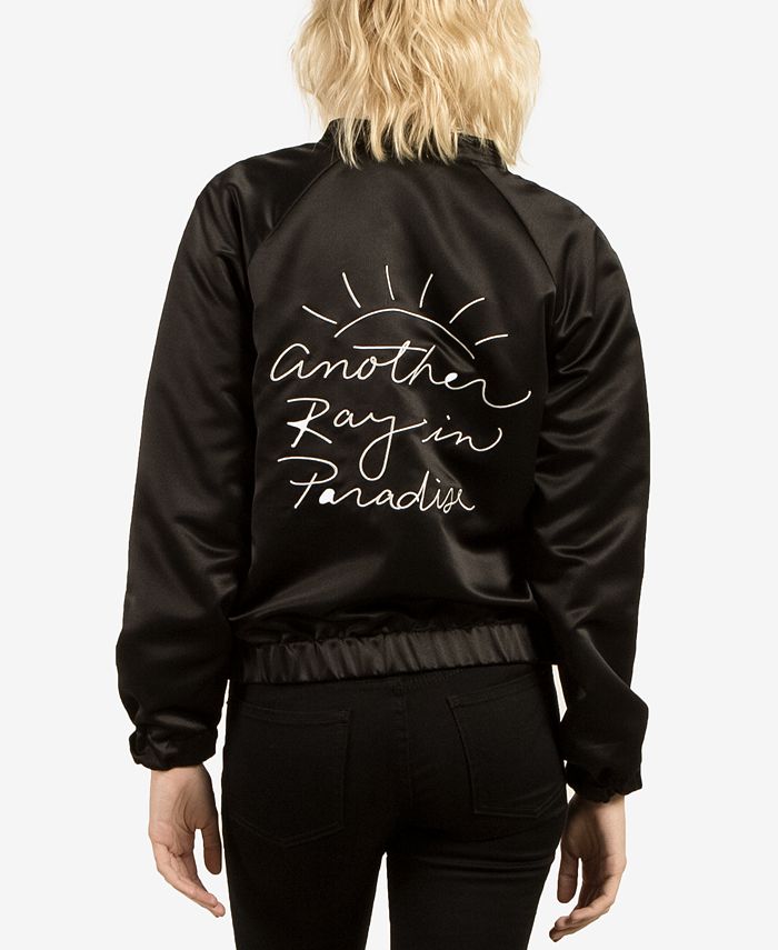 Volcom Juniors' Reversible Bomber Jacket - Macy's