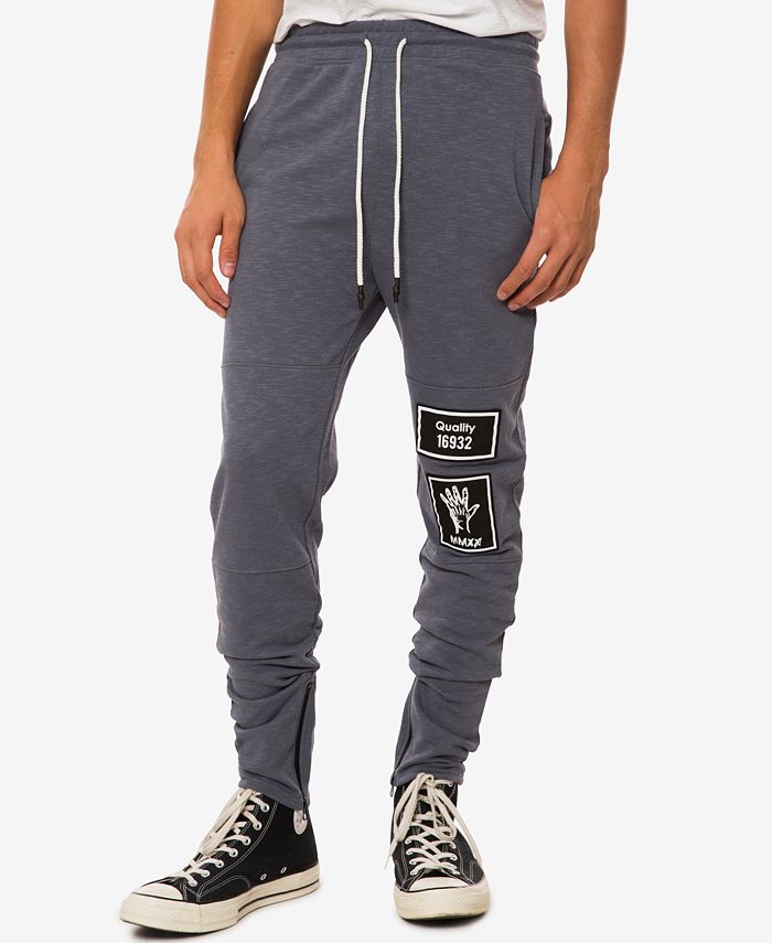 Jaywalker Men's Slim-Fit Patch Jogger Pants - Macy's