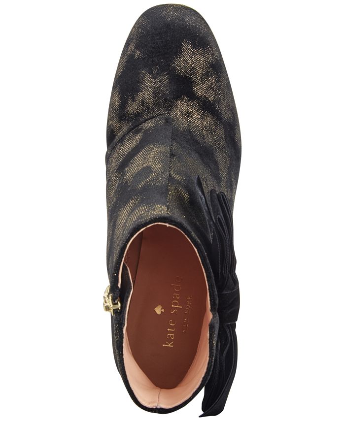 kate spade new york Langley Bow Booties - Macy's