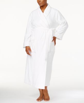 Charter Club Plus Size Long Cable-Knit Robe, Created for Macy's - Macy's