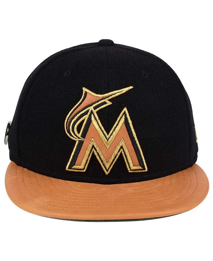 New Era Miami Marlins X Wilson Metallic 59FIFTY Fitted Cap - Macy's