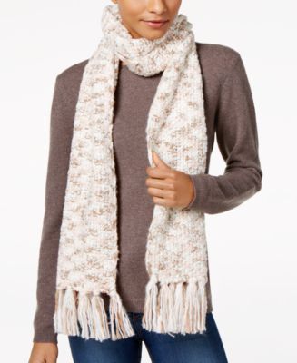Charter Club Space-Dyed Fringe Scarf, Created for Macy's - Macy's