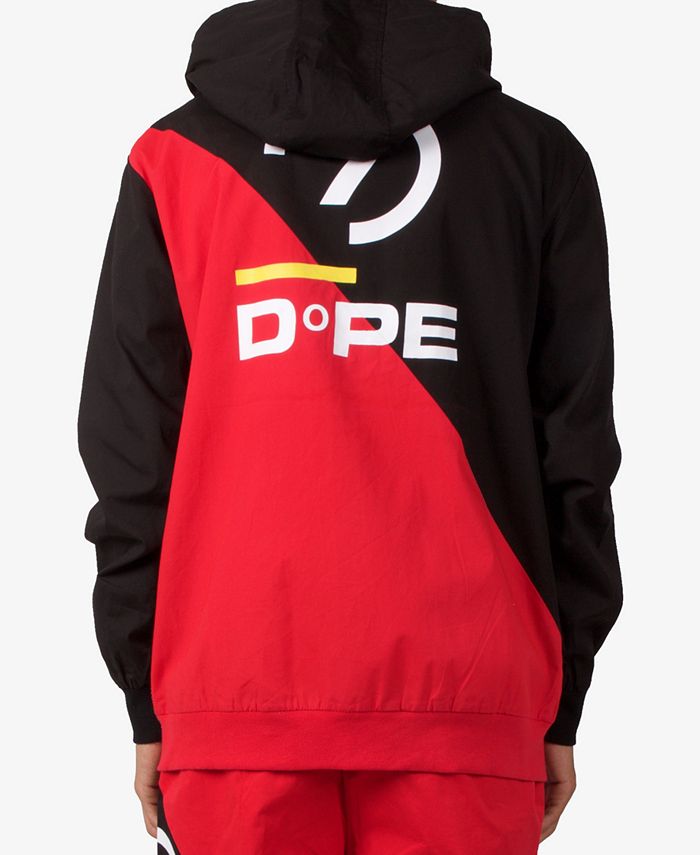 DOPE Men's Colorblocked Hooded Windbreaker - Macy's
