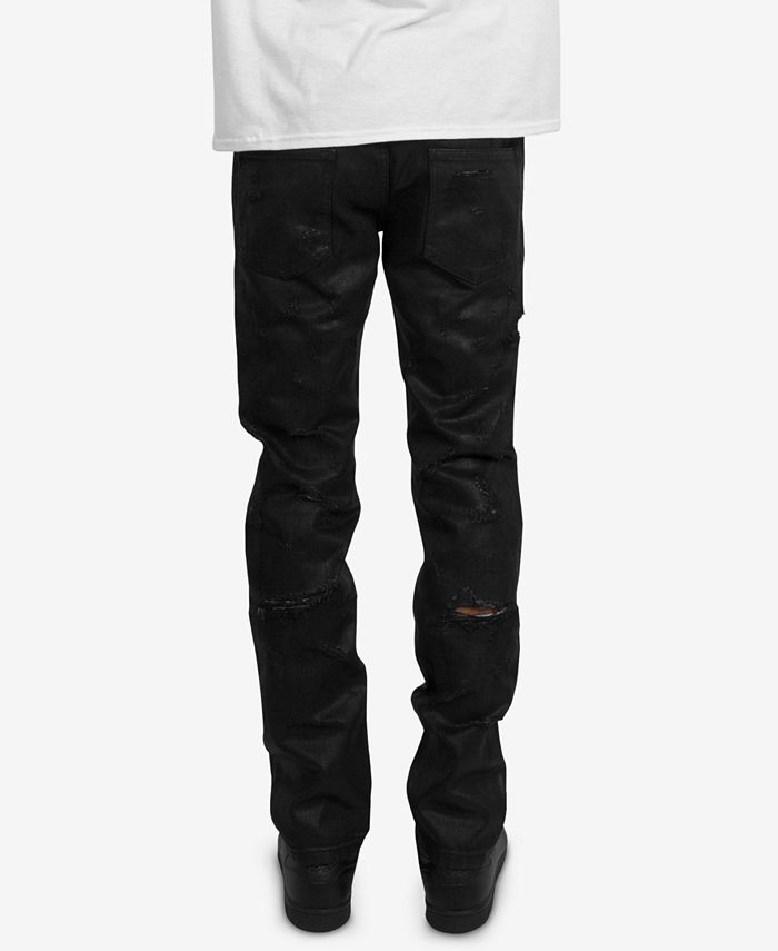 DOPE Men's Black Shredded Skinny Jeans - Macy's