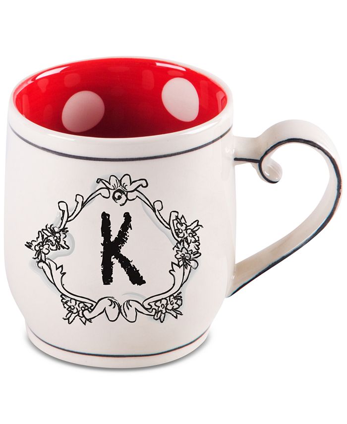Home Essentials Katie and Mandy Monogram "K" Mug - Macy's