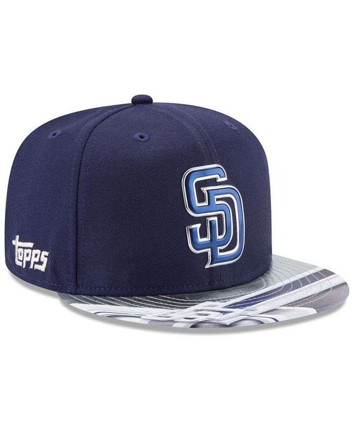 New Era San Diego Padres X Topps Chrome 9FIFTY Snapback Cap - Macy's