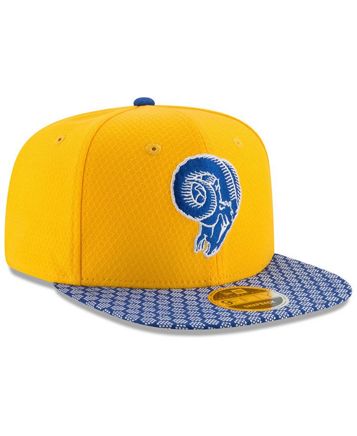 New Era Los Angeles Rams Sideline 9FIFTY Snapback Cap - Macy's