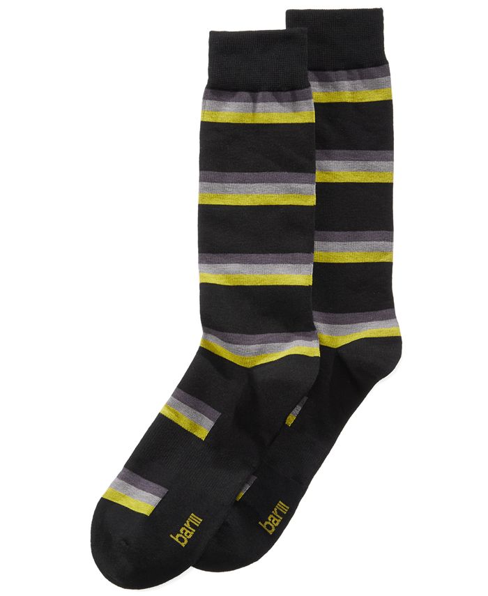 Bar III Men's Layered Striped Socks, Created for Macy's - Macy's