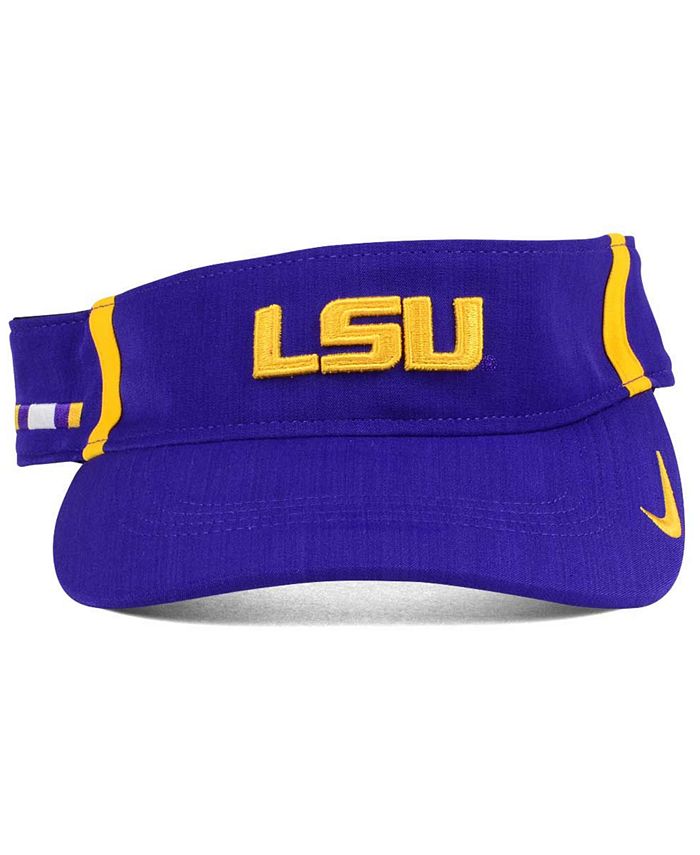 Nike LSU Tigers Sideline Aero Visor - Macy's