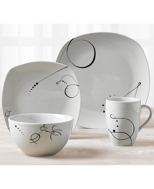 Tabletops Unlimited 16-Pc. Pescara Dinnerware Set & Reviews ...
