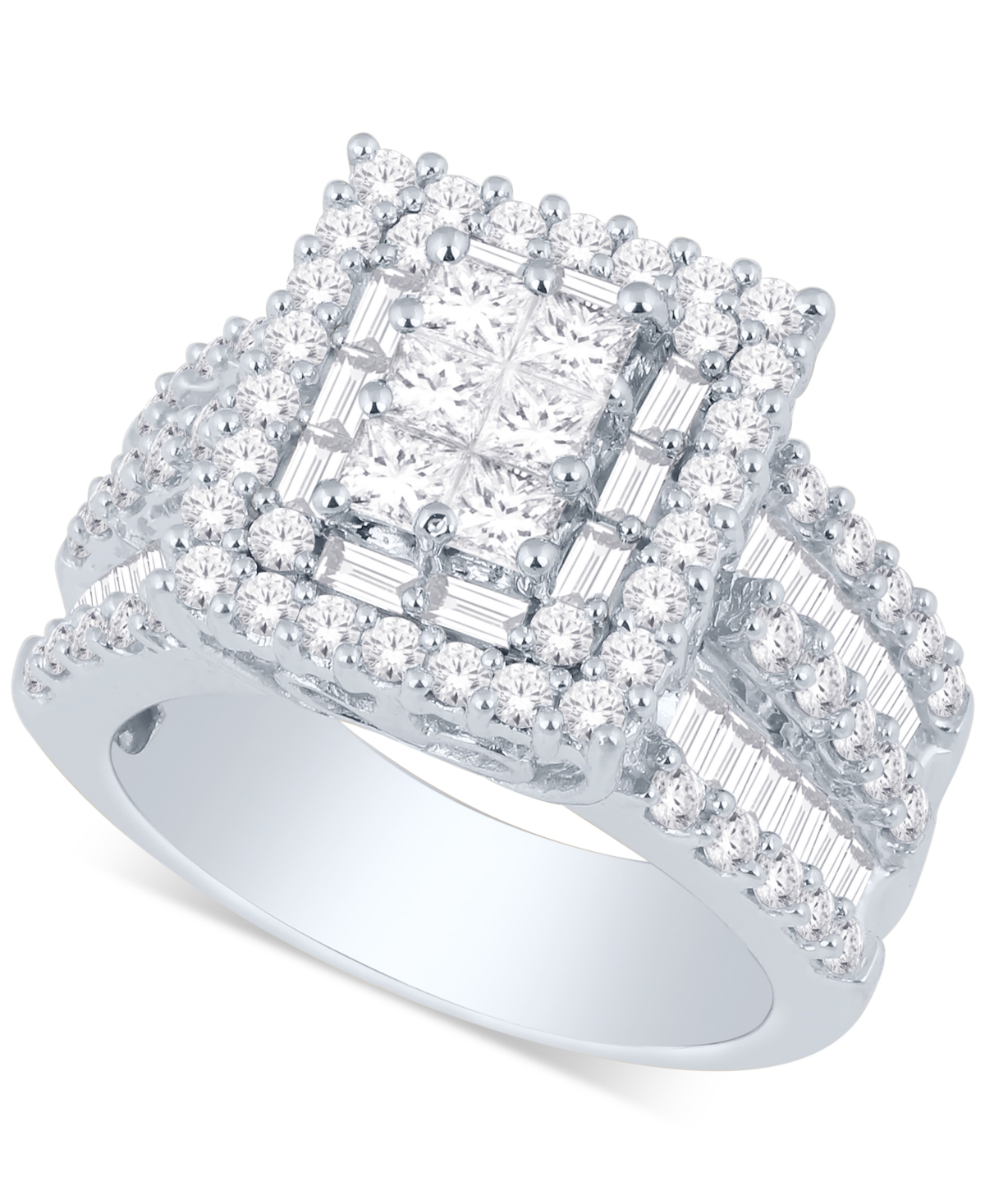 Click here for Diamond Ring (3 ct. t.w.) in 14k Gold or White Gol... prices