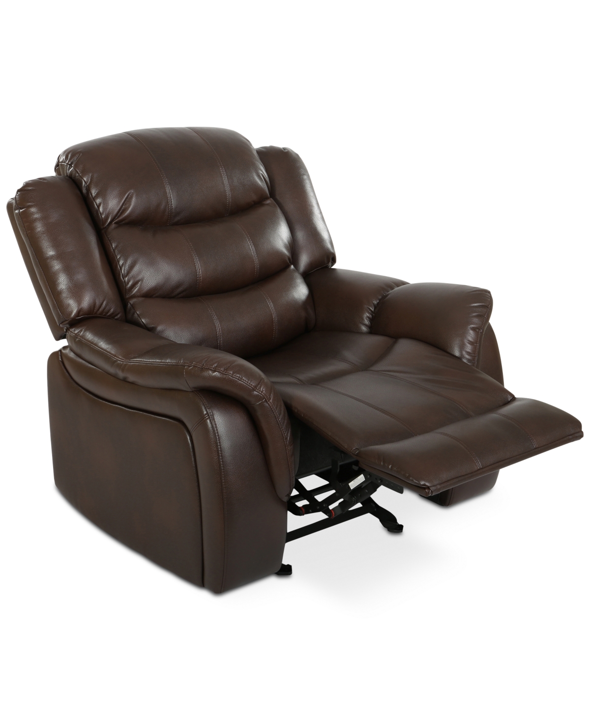Click here for Olyena Faux Leather Glider Recliner - Brown prices