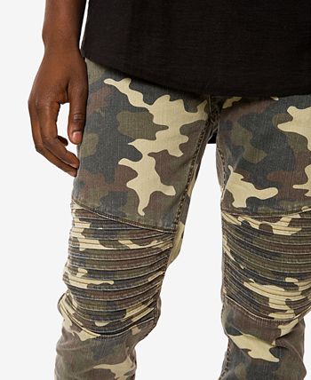 Jaywalker Men's Moto Camo Skinny Jeans - Macy's
