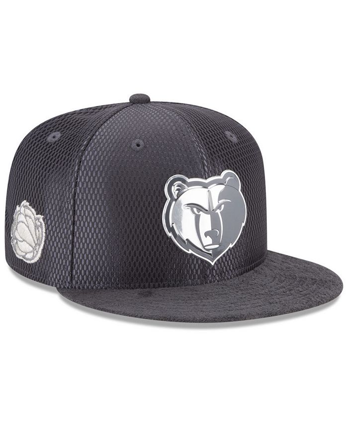 New Era Memphis Grizzlies On-Court Graphite Collection 9FIFTY Snapback ...