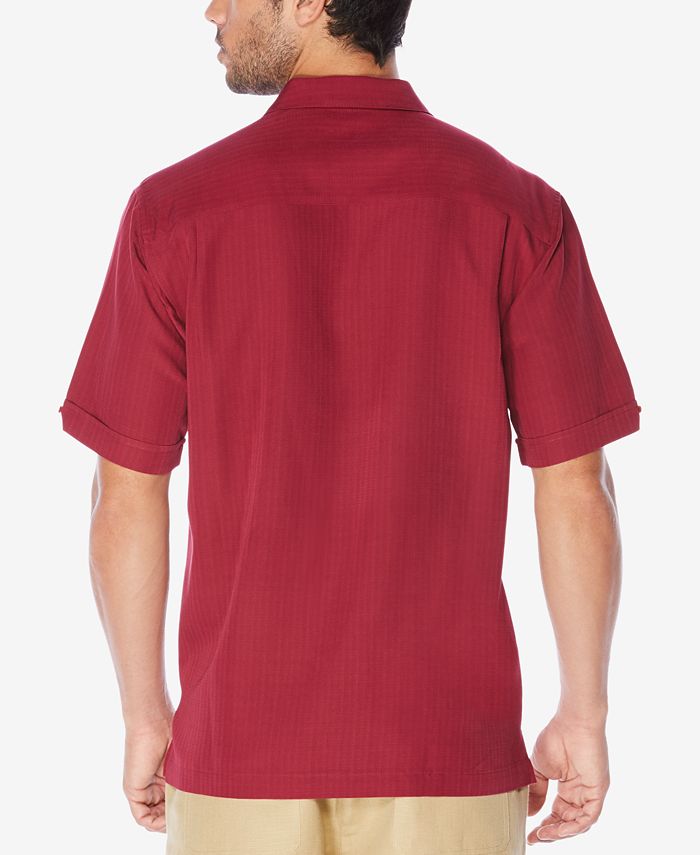 Cubavera Men's Geometric Panel Shirt - Macy's