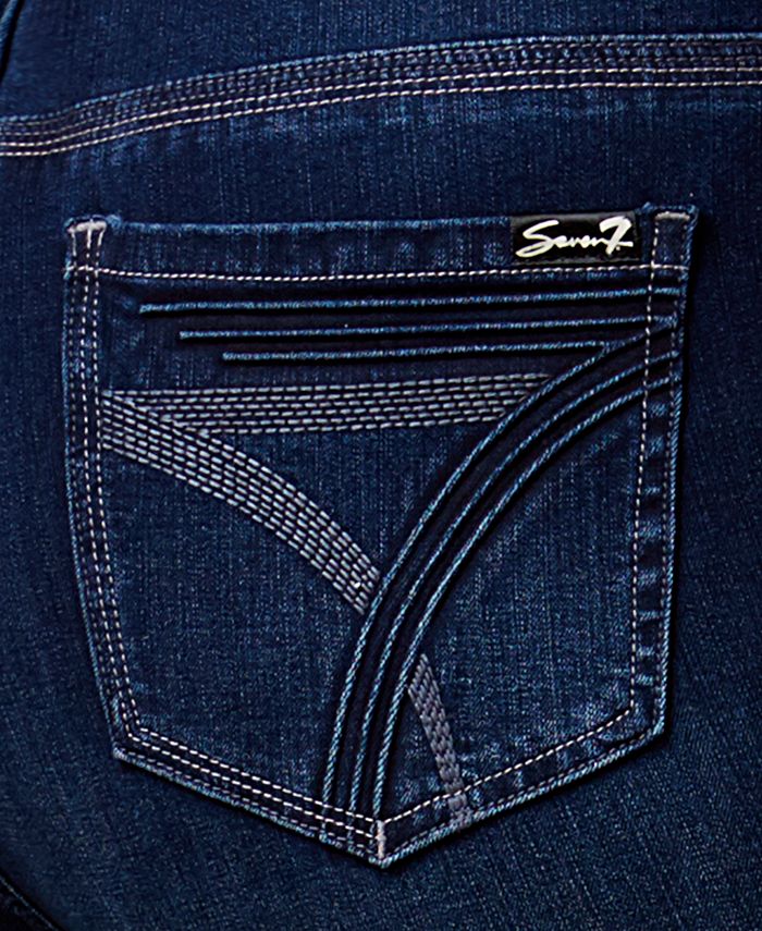 Seven7 Jeans Trendy Plus Size Tummy-Less Skinny Jeans - Macy's