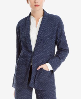 Max Studio London Shawl-Collar Jacquard Blazer - Macy's