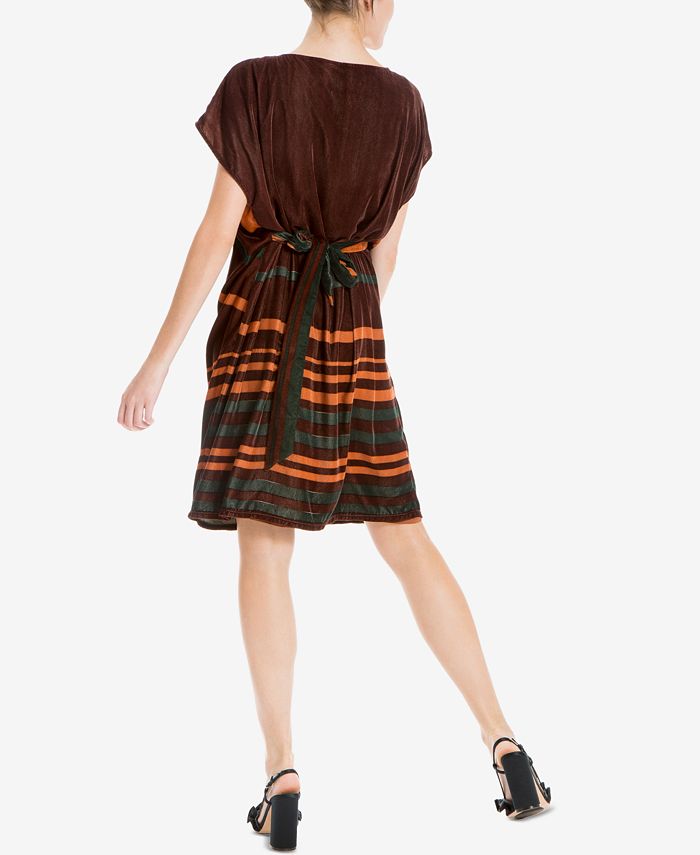 Max Studio London Printed Velvet Dress - Macy's