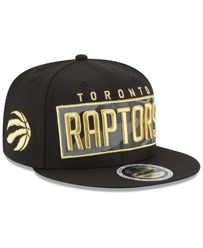 New Era Toronto Raptors Golden Reflective 9FIFTY Snapback Cap - Macy's