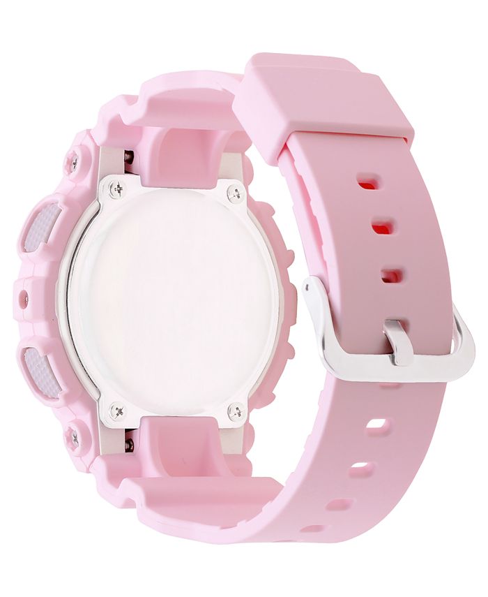 G-Shock Women's Analog-Digital Pink Strap Step Tracker Watch 50mm - Macy's