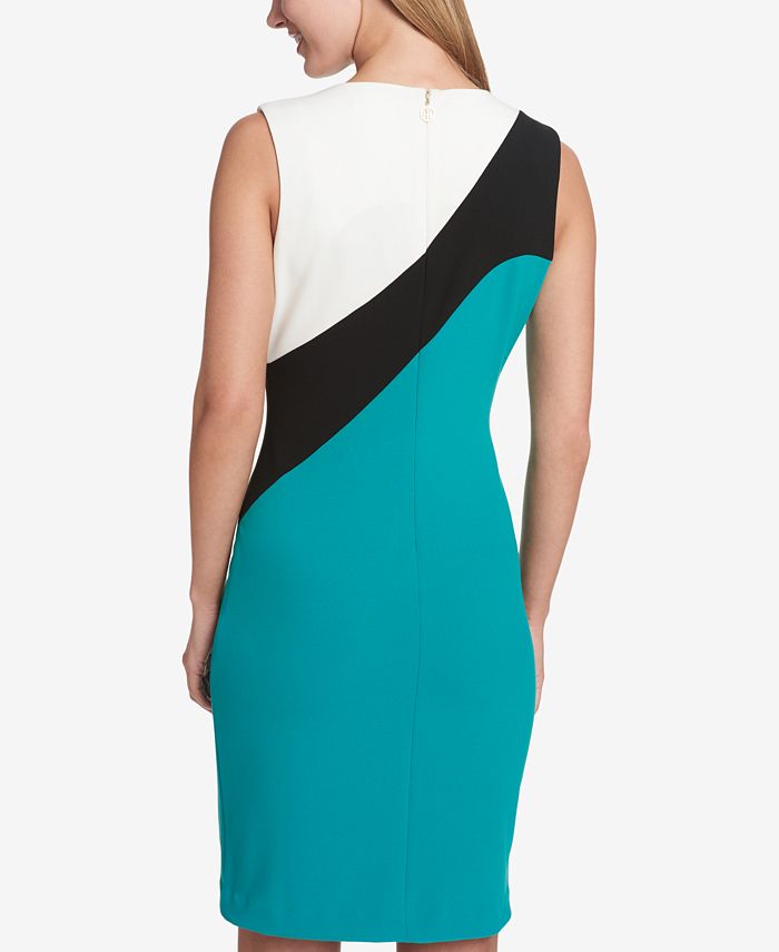 Tommy Hilfiger Colorblocked Dress - Macy's