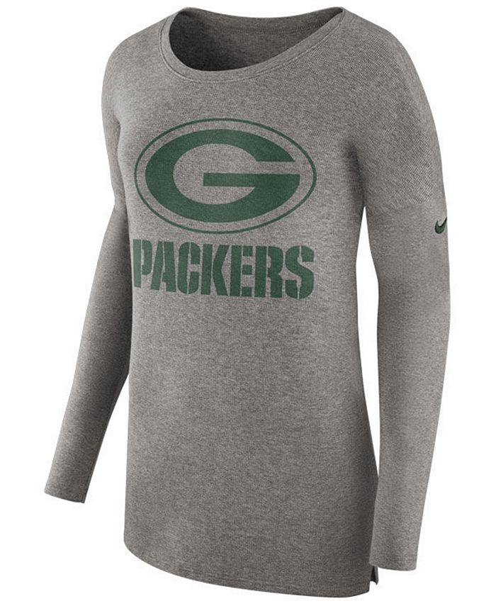 Nike Women's Green Bay Packers Cozy Long Sleeve T-Shirt & Reviews ...