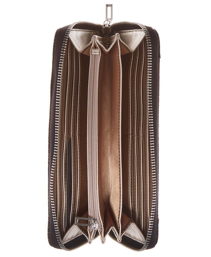 GUESS Tori Large Zip-Around Wallet - Macy's