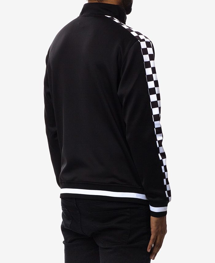 Hudson NYC Men's Checkered Track Jacket - Macy's