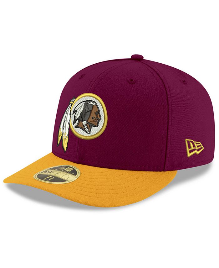 New Era Washington Redskins Team Basic Low Profile 59FIFTY Fitted Cap ...
