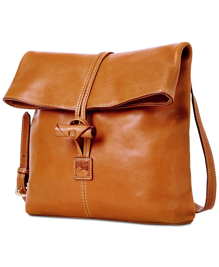 Dooney & Bourke Florentine Leather Toggle Crossbody Bag - Macy's